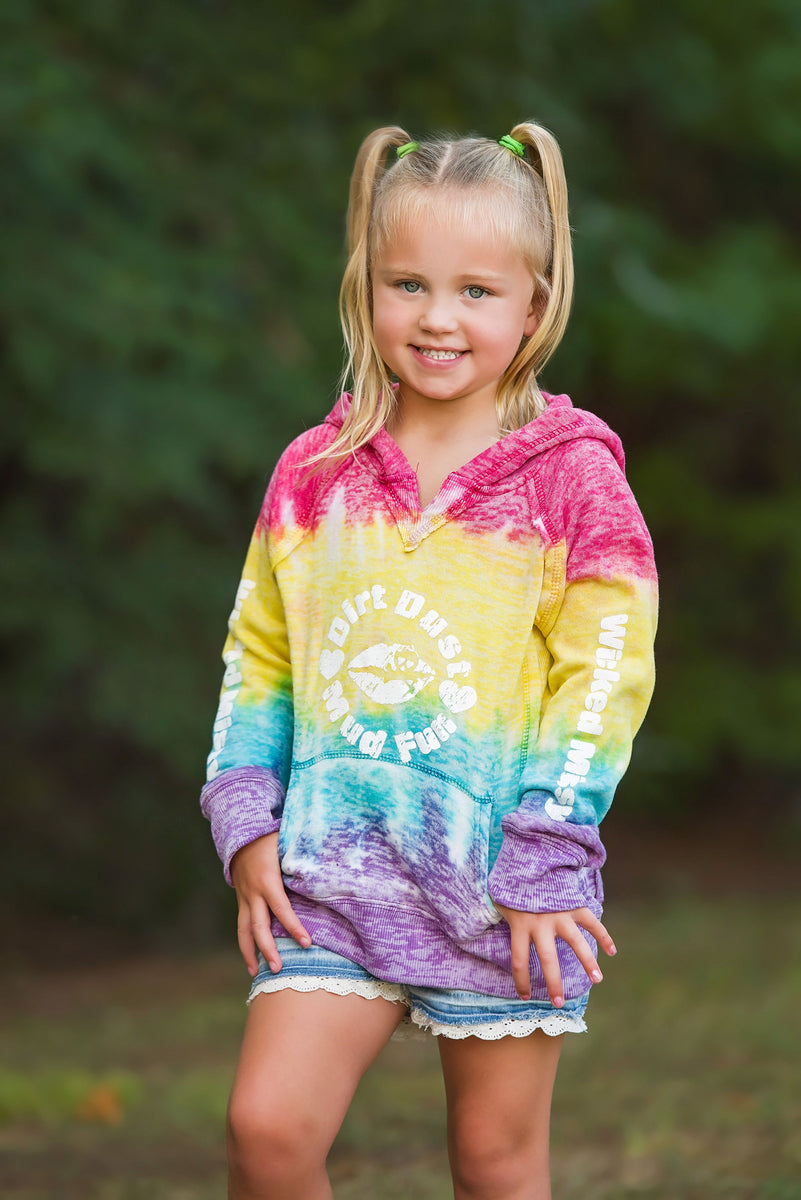 Wicked Missy Rainbow Tie Dye Hoodie – Wicked Miss Off Road Clothing